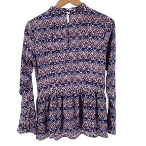 Ivanka Trump | Tops | Ivanka Trump Purple Peplum Blouse Small | Poshmark